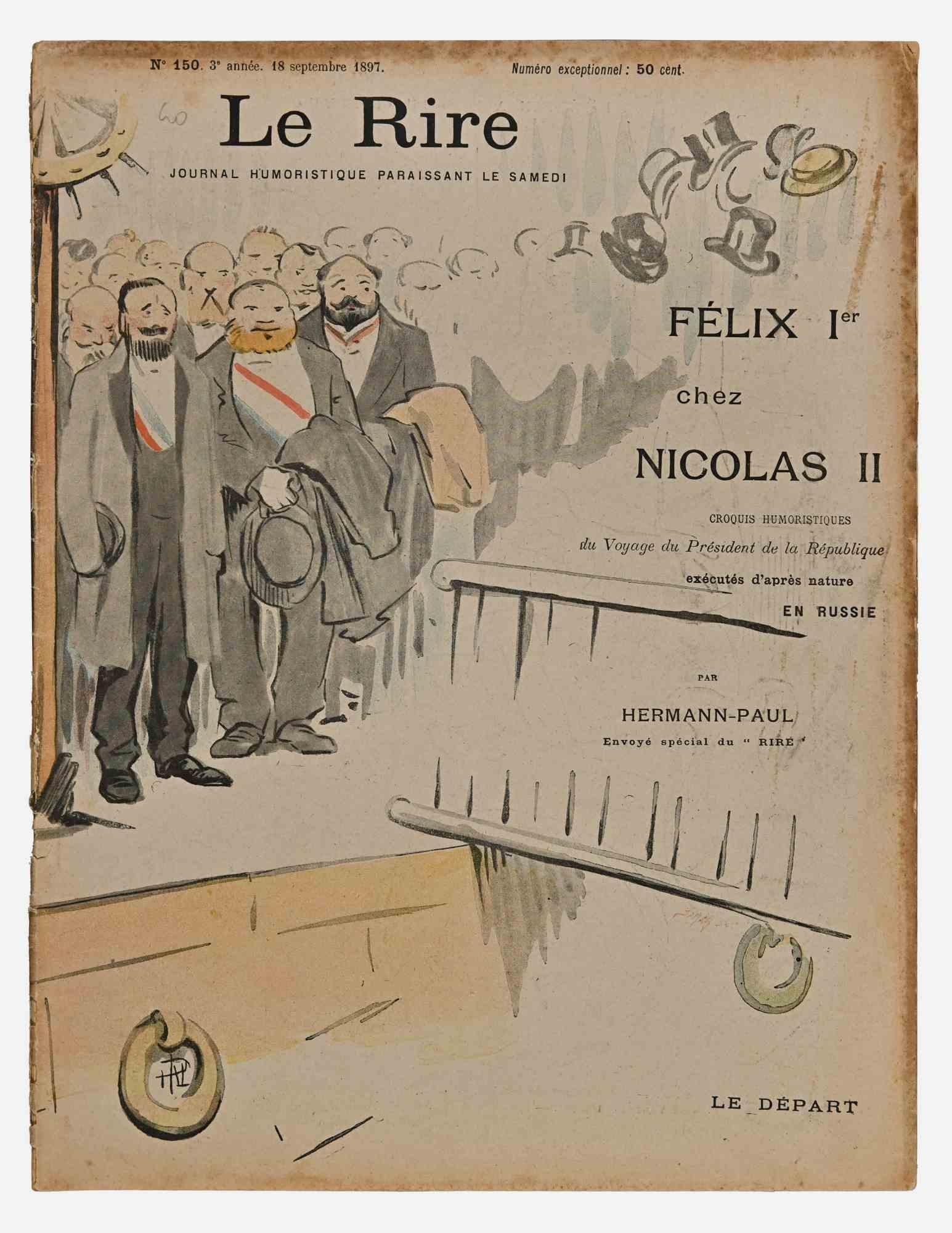 Hermann Paul - Le Rire - Vintage Comic Magazine - 1896 For Sale at 1stDibs