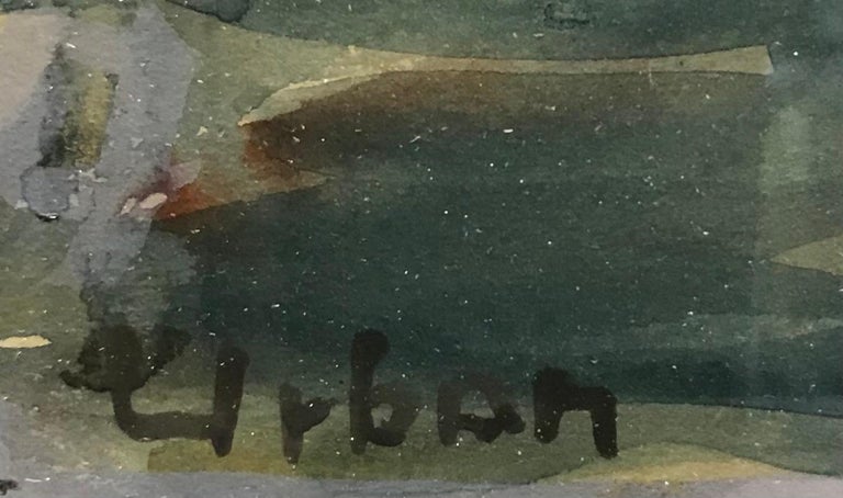 Hermann Urban - Chatting in the shade For Sale at 1stDibs