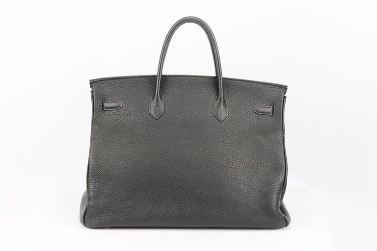 Hermès 2009 Birkin 40cm Clemence Leather Bag For Sale at 1stDibs