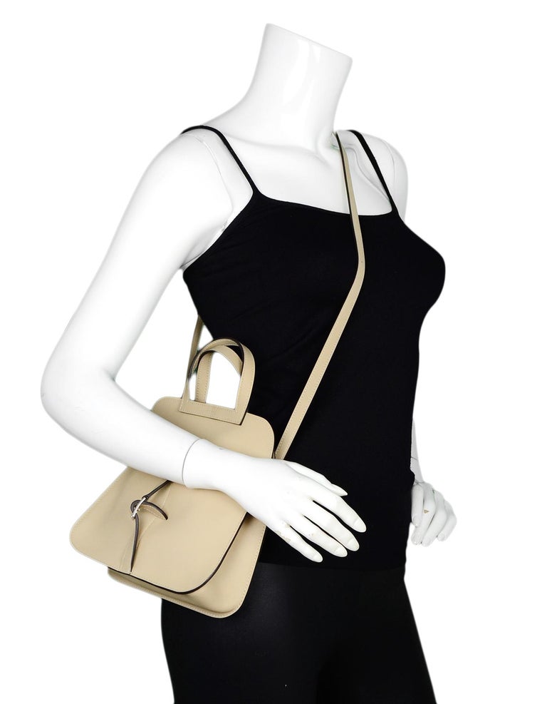 Hermes 2018 Trench Swift Leather Halzan Mini 22 Crossbody Bag w. Box at ...