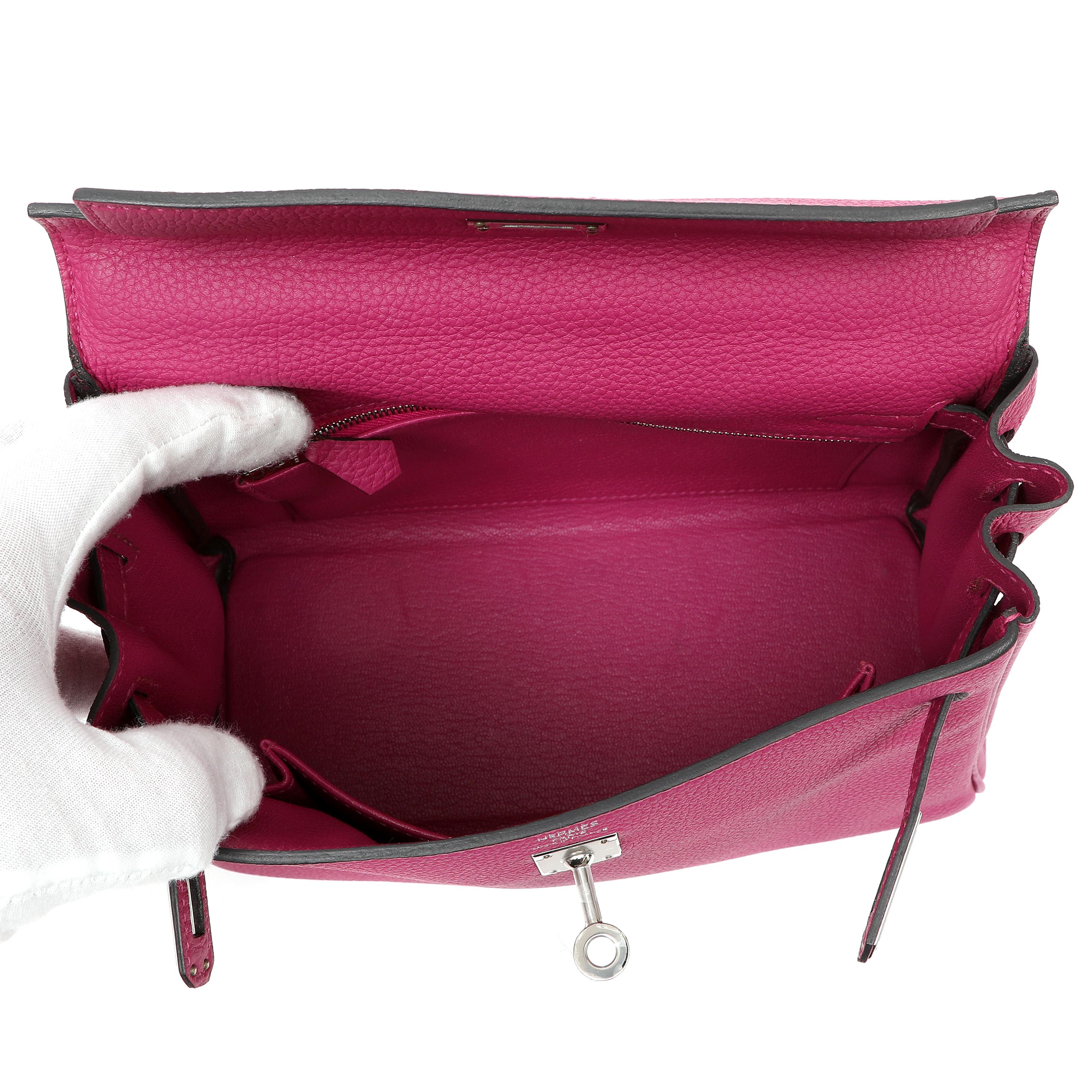 Hermès Kelly 25 Bag Magnolia Togo Leather with Palladium Hardware For ...