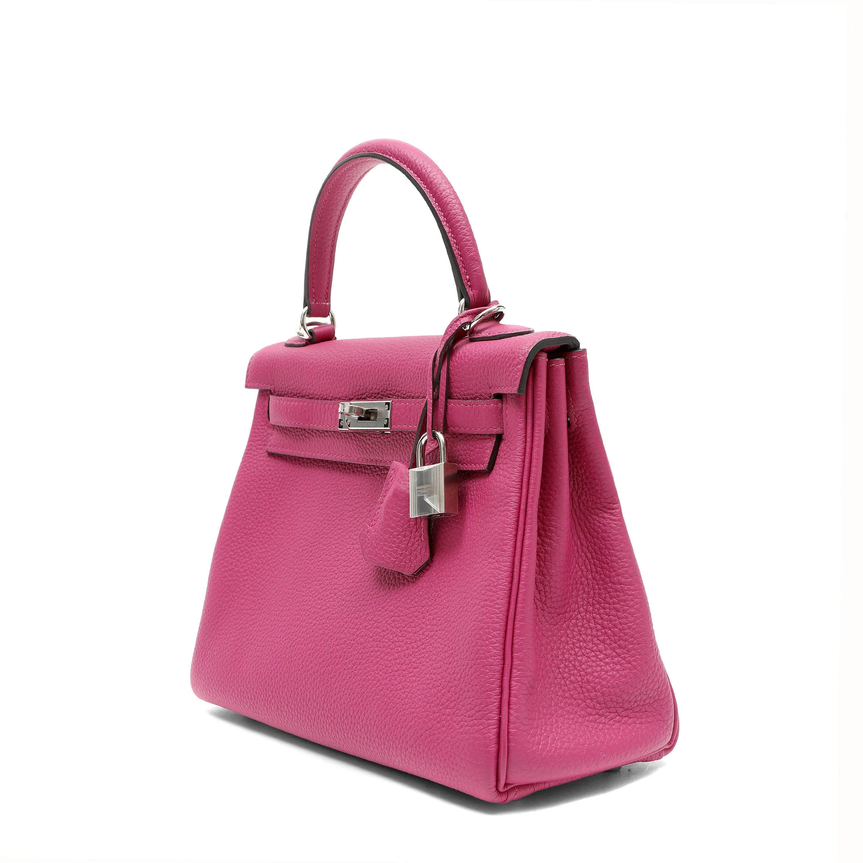 Hermès Kelly 25 Bag Magnolia Togo Leather with Palladium Hardware For ...