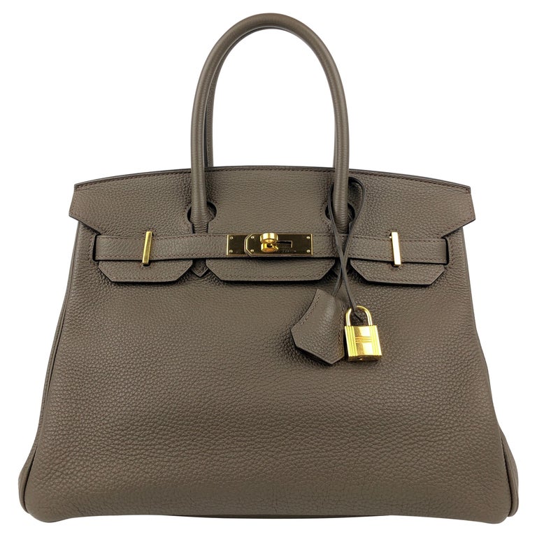 Hermès 30 cm Taupe Togo Birkin with Gold Hardware For Sale at 1stDibs