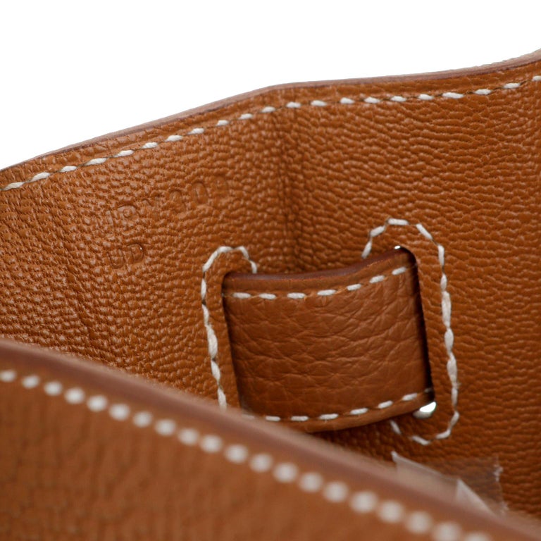 Hermès 32 cm Gold Togo Kelly with Gold Hardware 2021 For Sale at 1stDibs