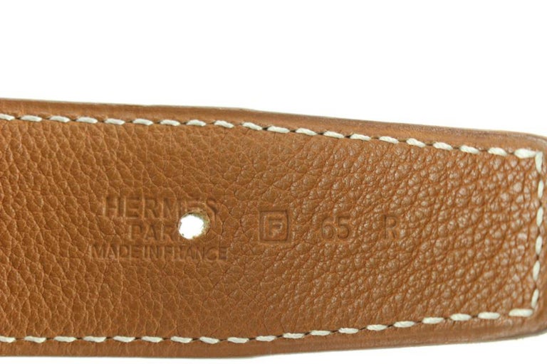 Hermès 32mm Martelee Reversible H Logo Belt Hammered Buckle 85h629s For ...