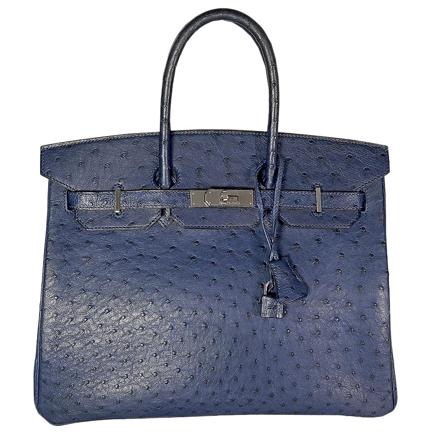 Hermes Birkin Ostrich Bags - 26 For Sale on 1stdibs