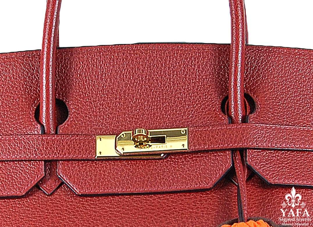 Hermes 40cm Red Birkin Bag at 1stDibs | birkin bag red, 40cm birkin bag ...