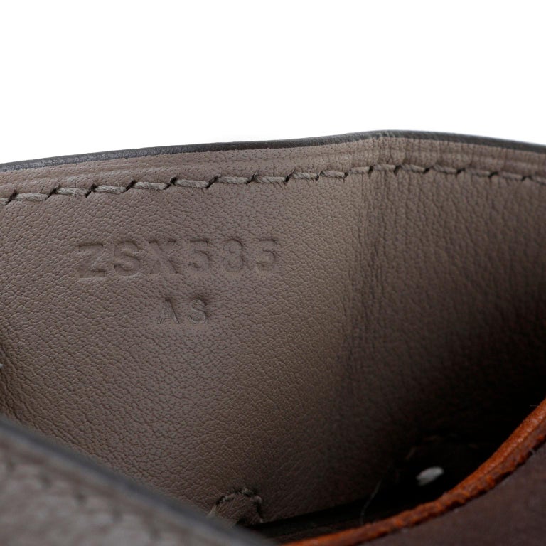 Hermès 50 cm Grey Evercolor Voyage Travel Kelly For Sale at 1stDibs
