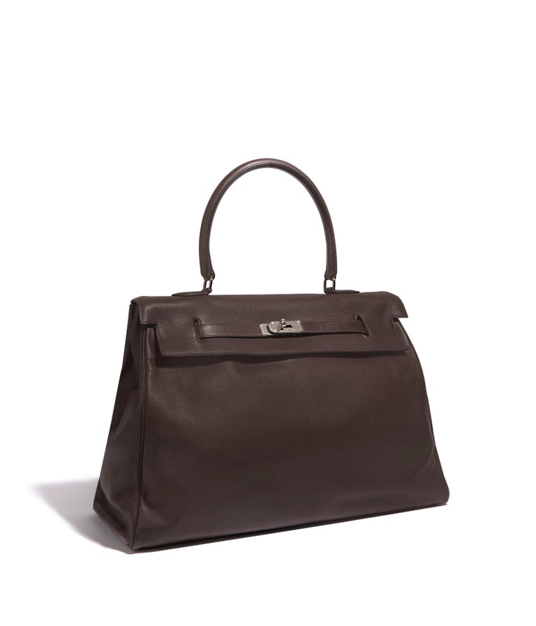 Hermès 50cm Kelly Relax With PHW For Sale at 1stDibs