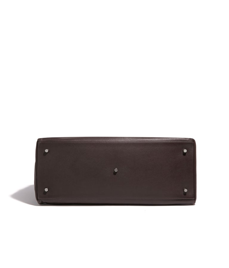 Hermès 50cm Kelly Relax With PHW For Sale at 1stDibs