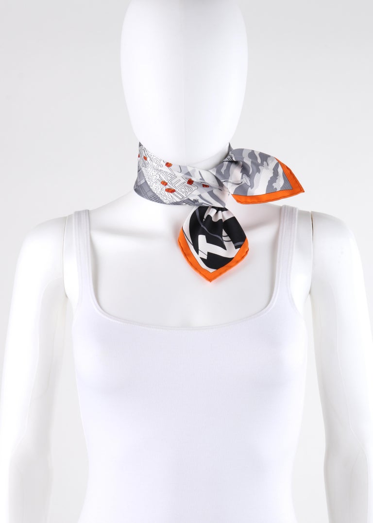 HERMES A/W 2017 Dimitri Rybaltchenko "Space Shopping Au Faubourg" Silk ...