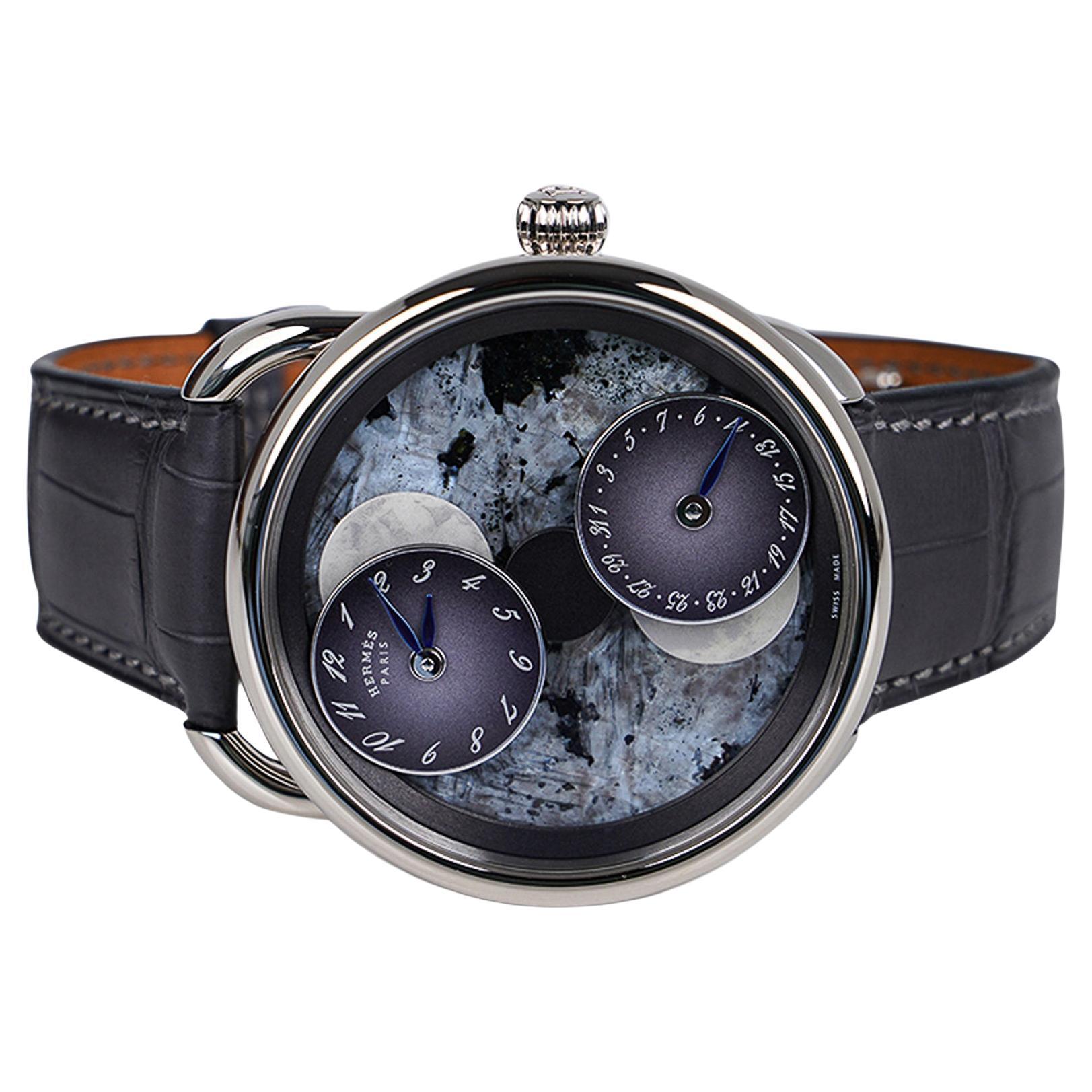 Hermes Anniversary Limited Edition Arceau White Gold Watch For Sale at ...