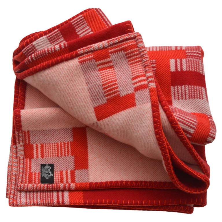 HERMES Avalon III Paper Block Blanket Red/Tanger 140 X 180 CM New at ...