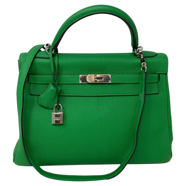 Hermes Bamboo Kelly 35 Bag at 1stDibs