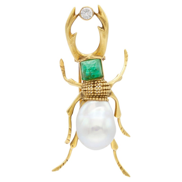 Hermes Beetle Bug Pin For Sale at 1stDibs