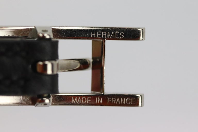 Hermès Behapi Double Tour Leather Bracelet For Sale at 1stDibs