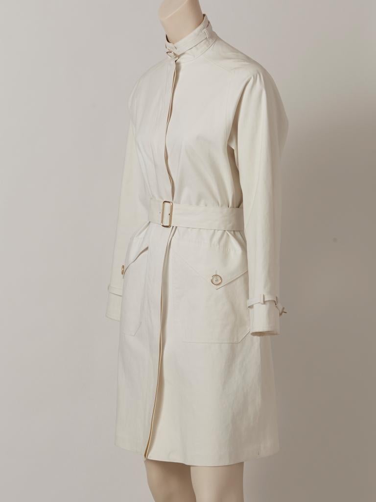 Hermes Belted Mackintosh /Trench For Sale at 1stDibs