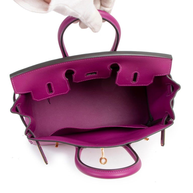 Hèrmes Birkin 25 Anemone Swift GHW at 1stDibs | anemone birkin, hermes ...