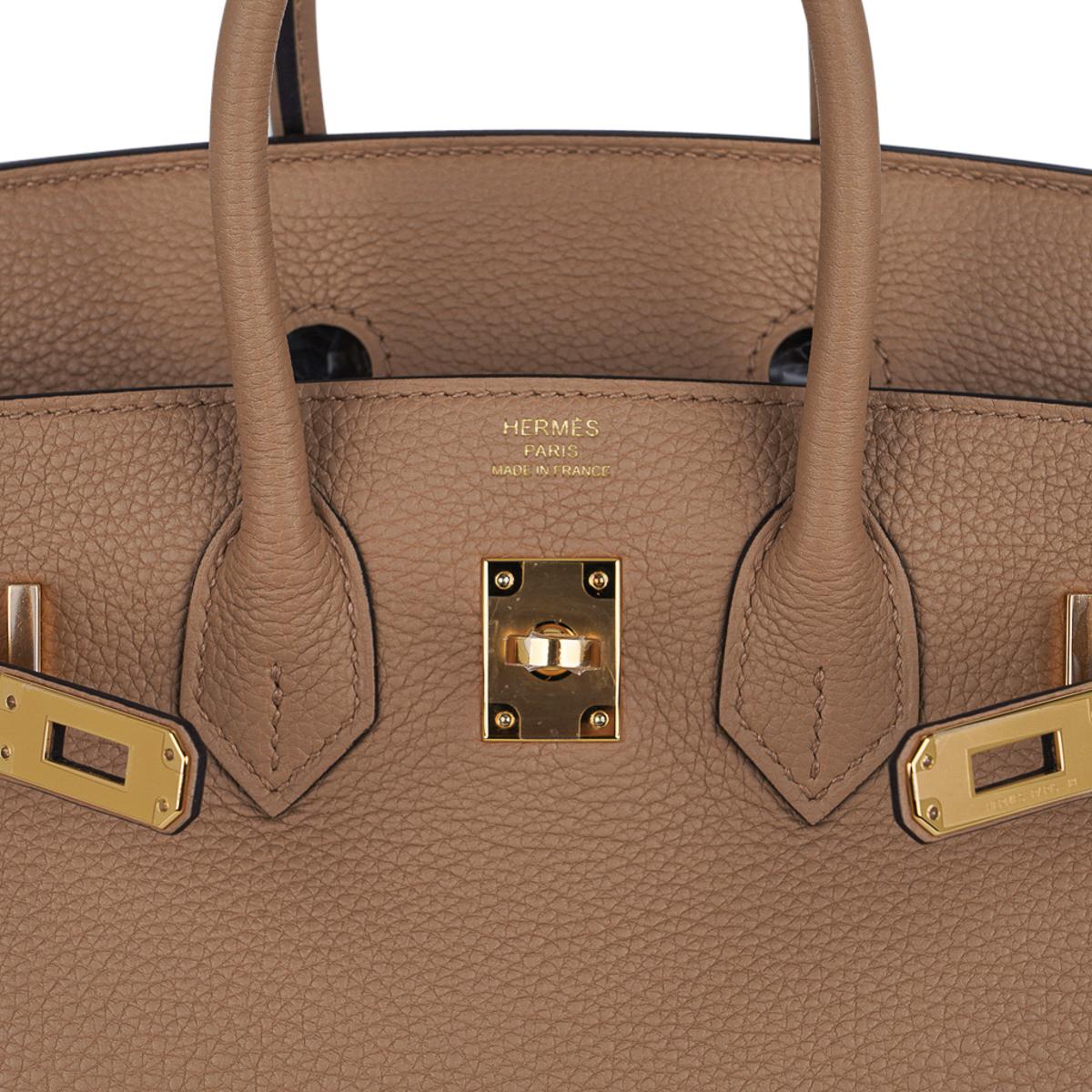 Hermes Birkin 25 Bag Chai Gold Hardware Togo Leather For Sale at 1stDibs | hermès birkin 25 ...