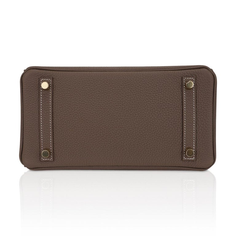 Hermes Birkin 25 Bag Etoupe Togo Gold Hardware Neutral Perfection For Sale at 1stDibs