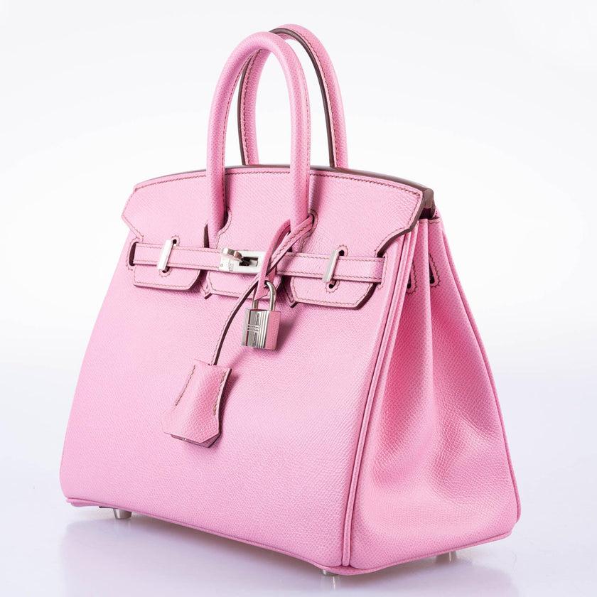 Hermès Birkin 25 HSS Bubblegum Pink 5P Epsom with Palladium Hardware ...