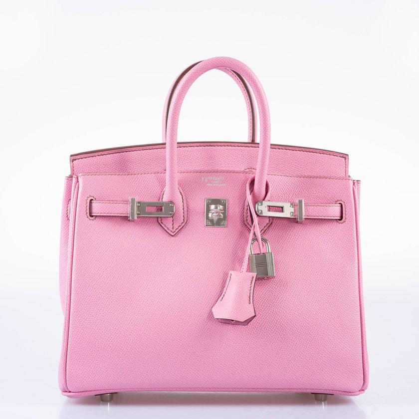 Hermès Birkin 25 HSS Bubblegum Pink 5P Epsom with Palladium Hardware ...