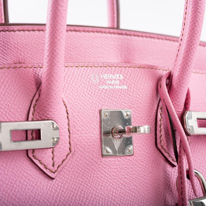 Hermès Birkin 25 HSS Bubblegum Pink 5P Epsom with Palladium Hardware ...