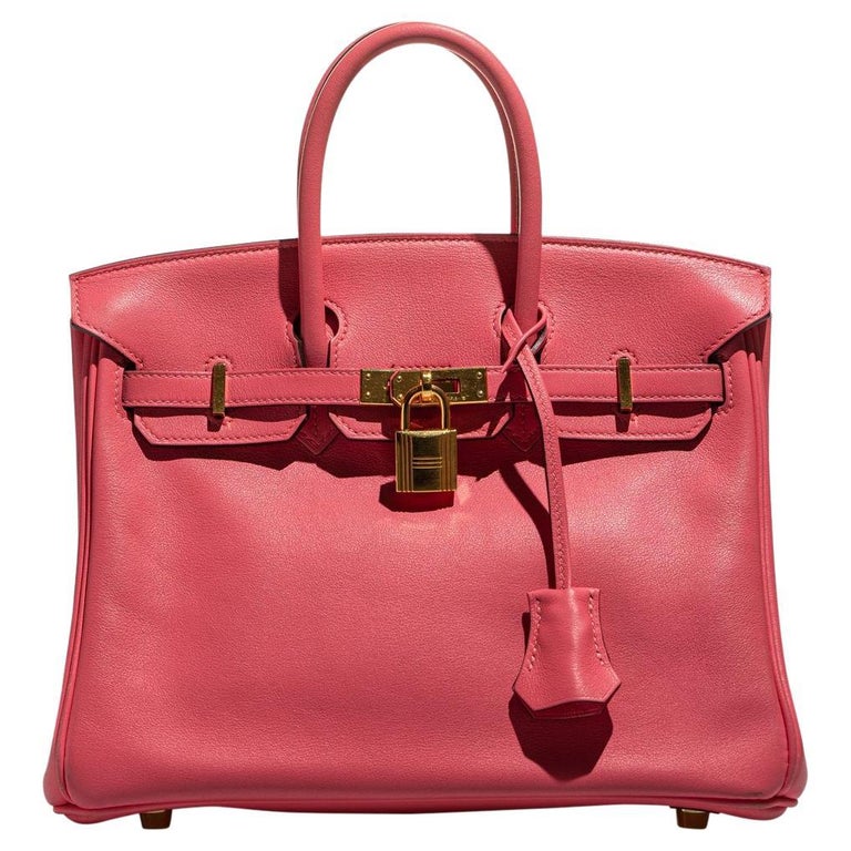HERMÈS, Birkin 25 in pink leather at 1stDibs