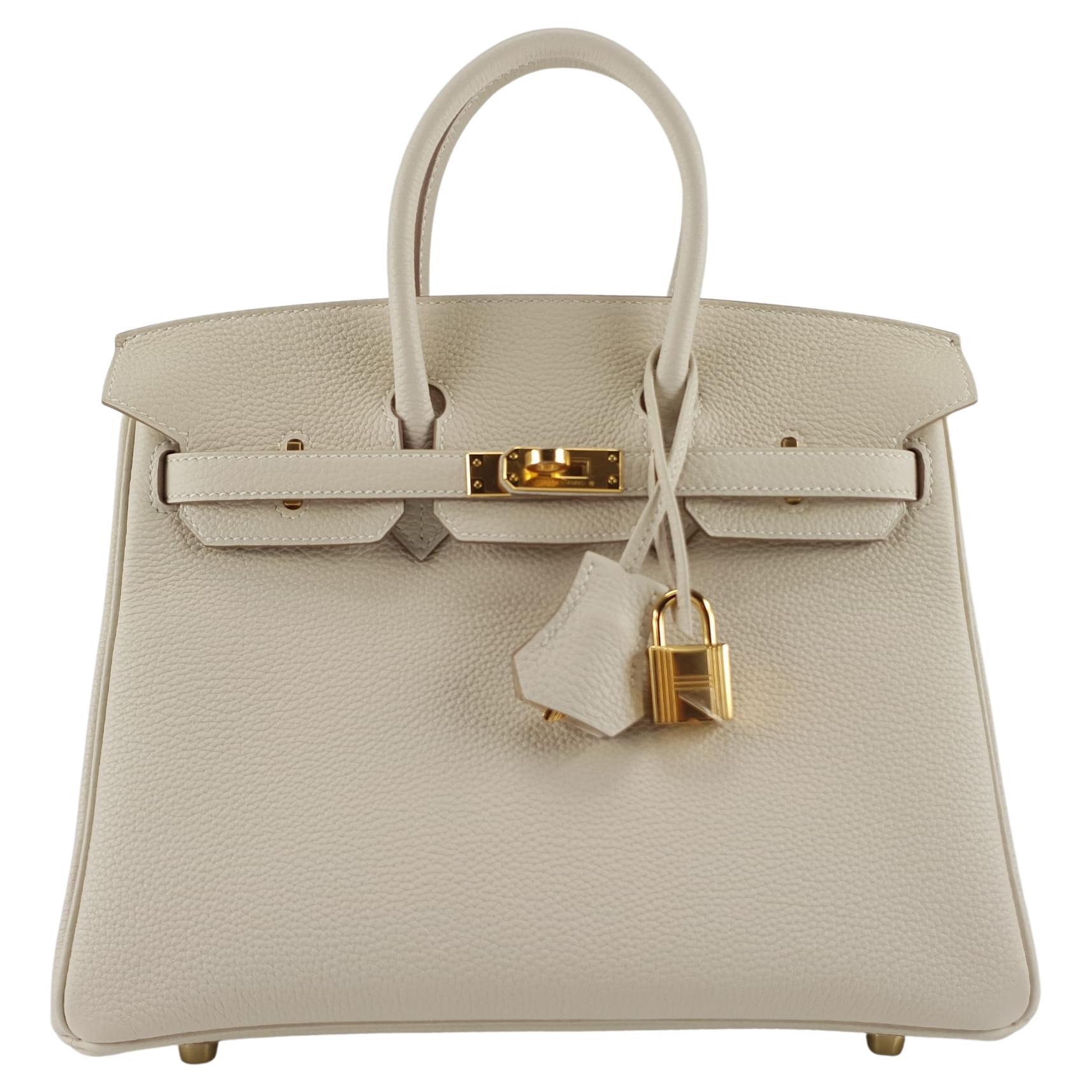 Hermes Birkin 25 Togo Craie Ghw For Sale at 1stDibs