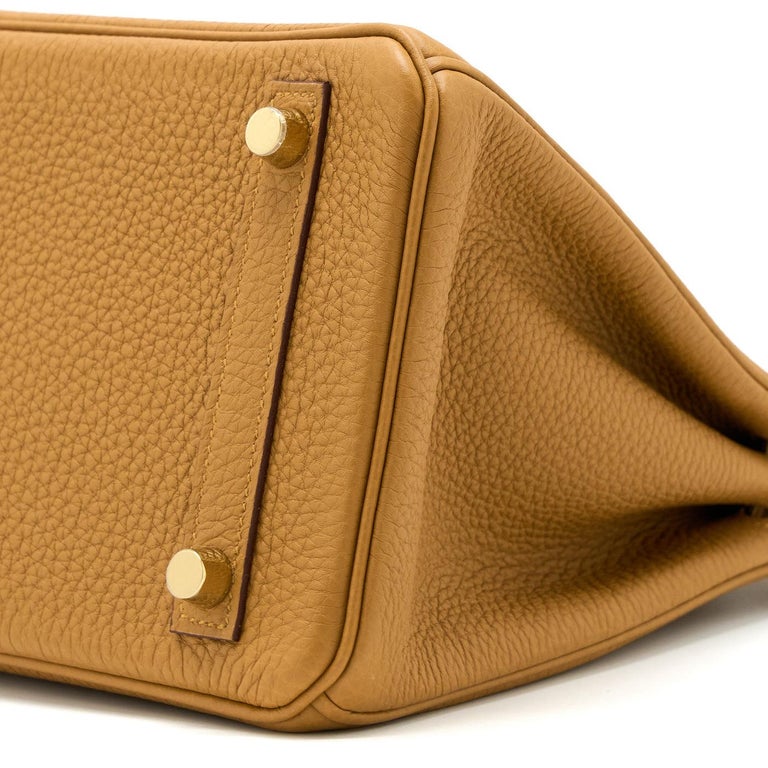 Hermes Birkin 25 Touch Crocodile Niloticus/Togo Caramel/tabac camel GHW ...