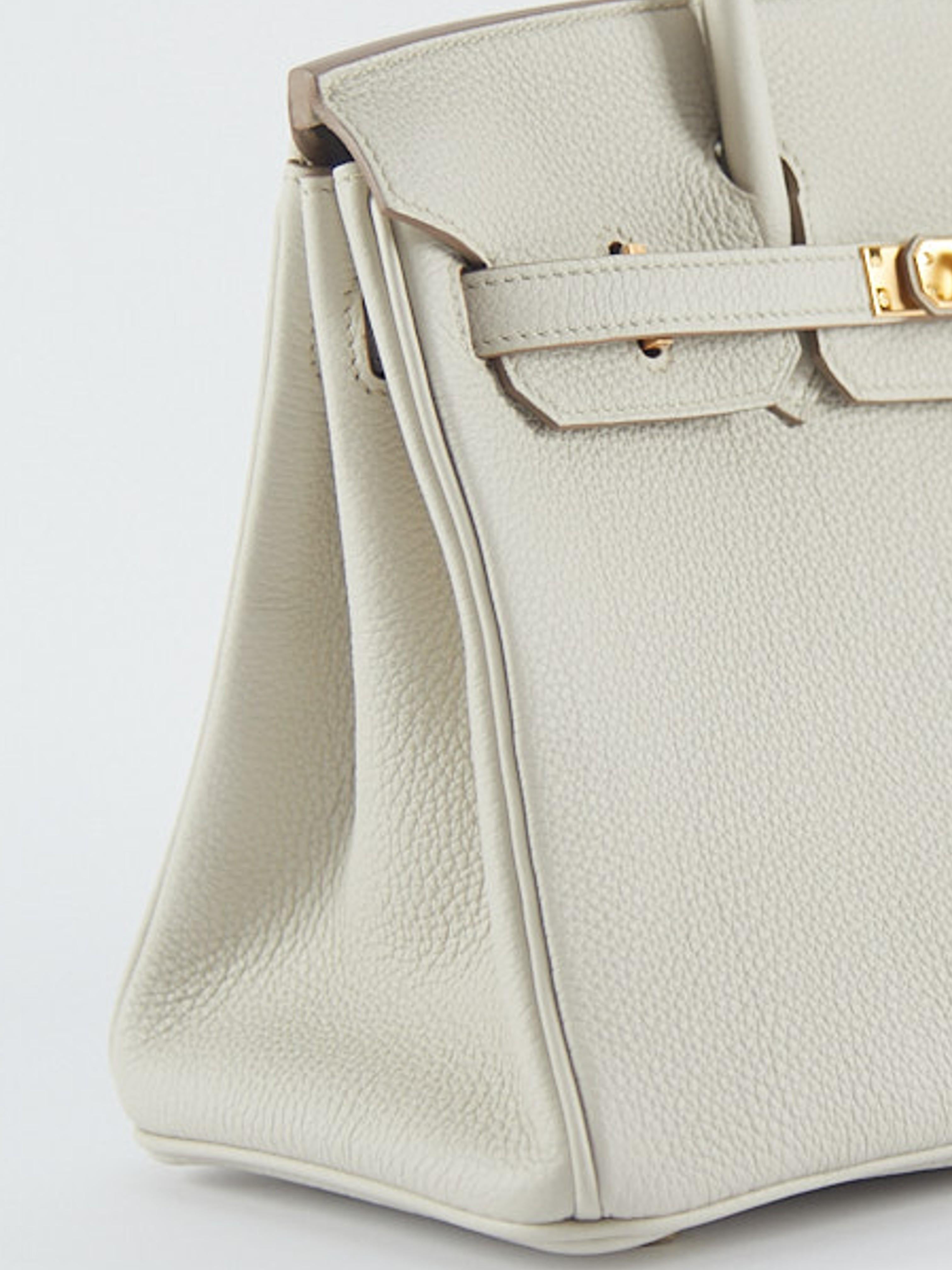 HERMÈS BIRKIN 25CM BETON Togo Leather with Gold Hardware For Sale at 1stDibs