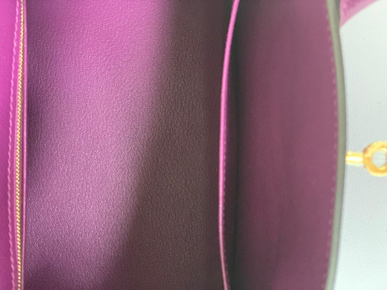Hermes Birkin 30 Anemone Purple Epsom Gold Hardware Exotic Beauty at ...