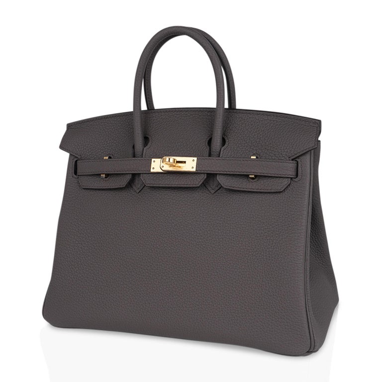 Hermes Birkin 30 Bag Etain Gray Gold Hardware Togo Leather For Sale at ...