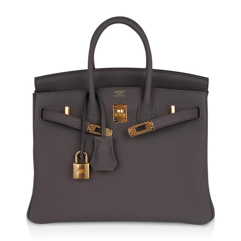 Hermes Birkin 30 Bag Etain Gray Gold Hardware Togo Leather For Sale at ...