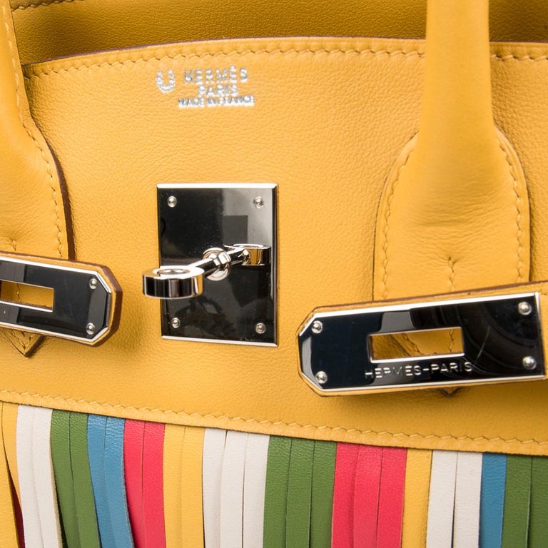 Hermes Birkin 30 Bag HSS Soleil Multi Colour Fringe Limited Edition at ...