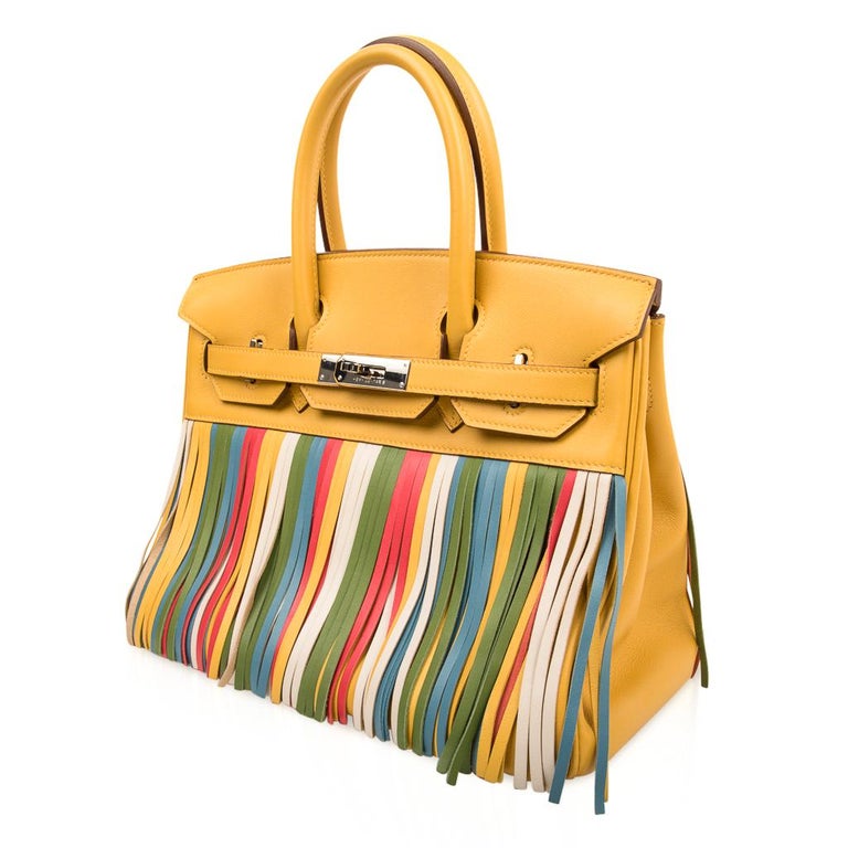 Hermes Birkin 30 Bag HSS Soleil Multi Colour Fringe Limited Edition at ...