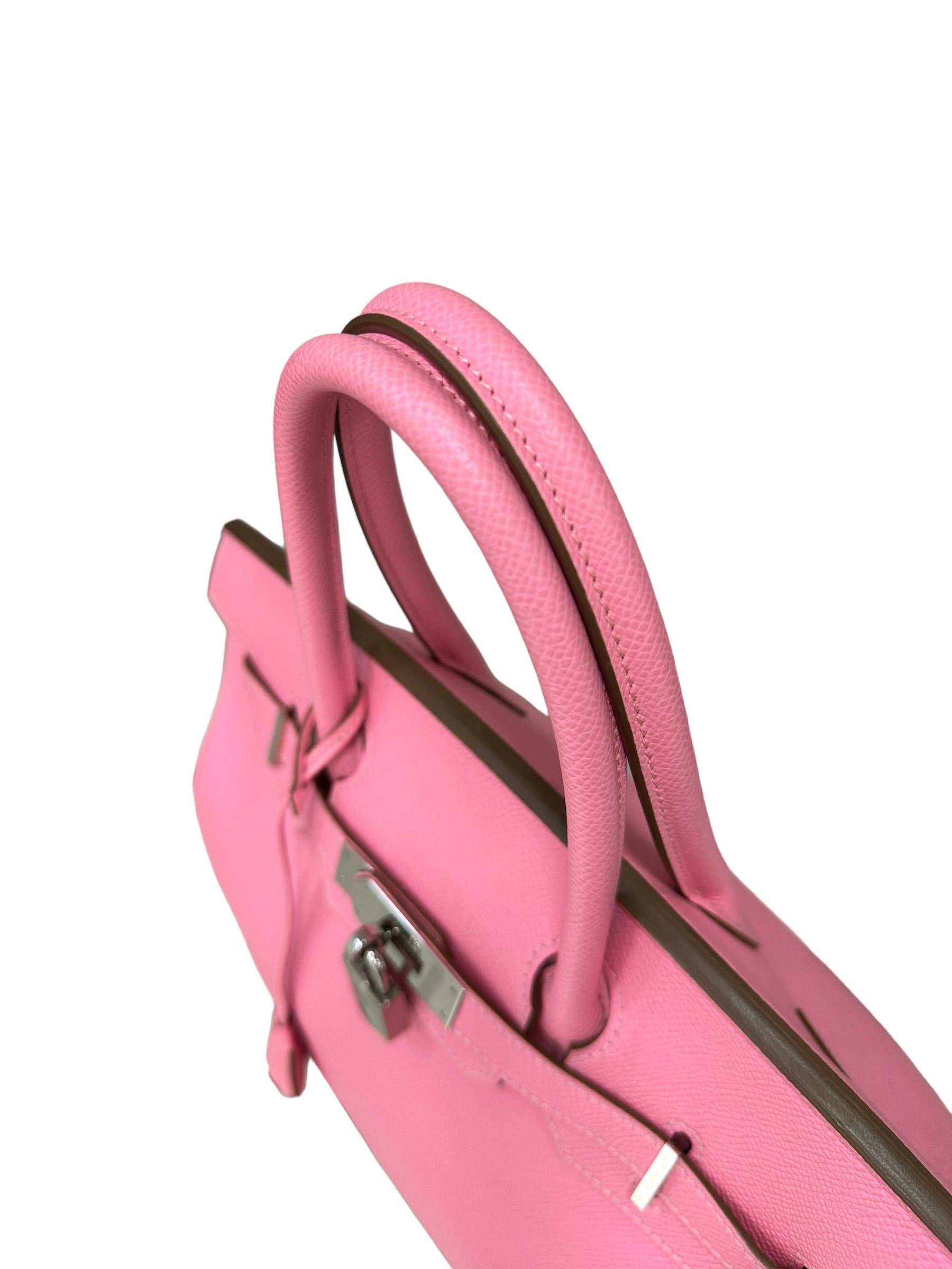 Hermès Birkin 30 Epsom Rose Azalèe 2020 For Sale at 1stDibs