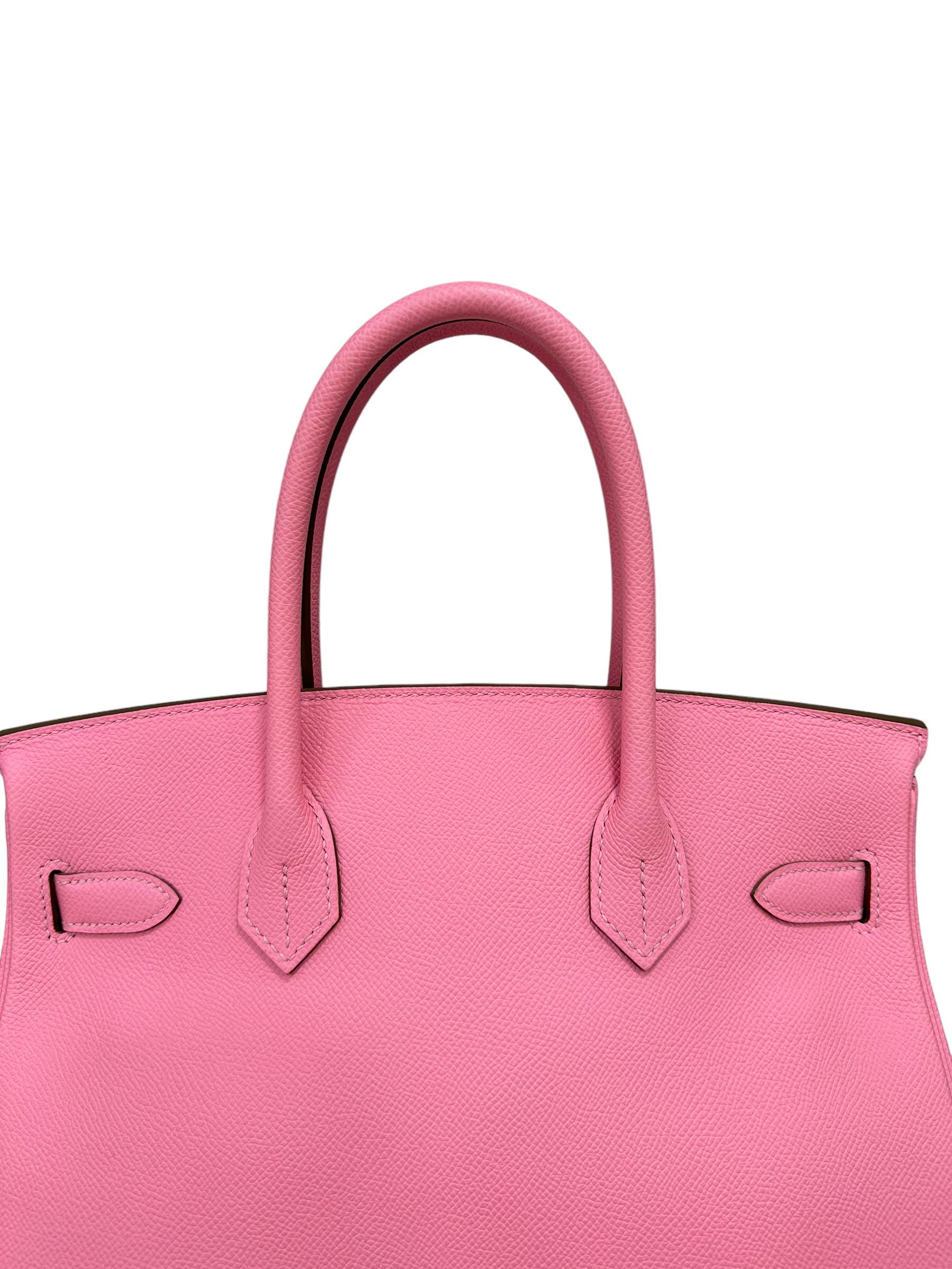 Hermès Birkin 30 Epsom Rose Azalèe 2020 For Sale at 1stDibs