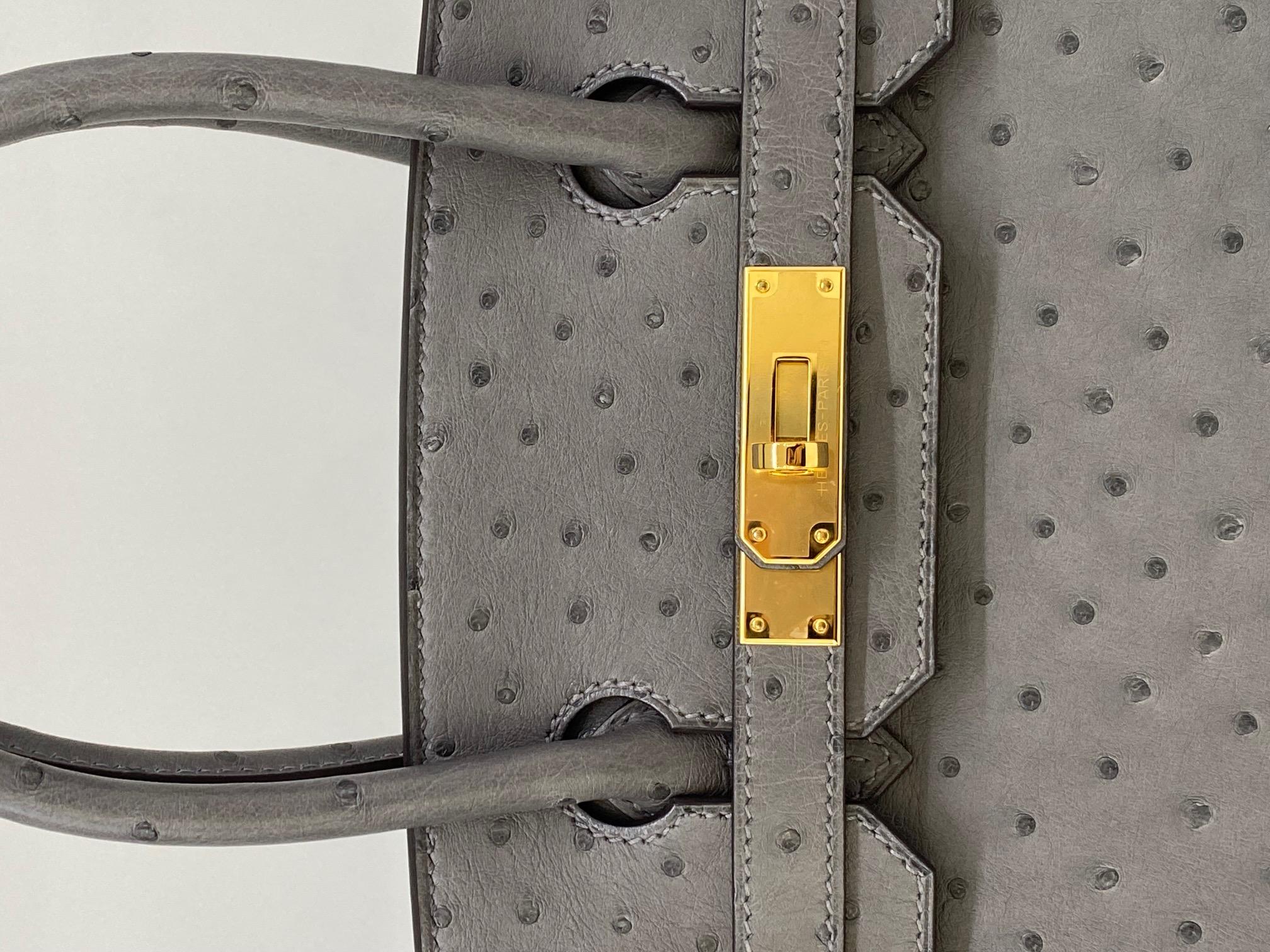 Hermes Birkin 30 Ostrich GHW For Sale at 1stDibs