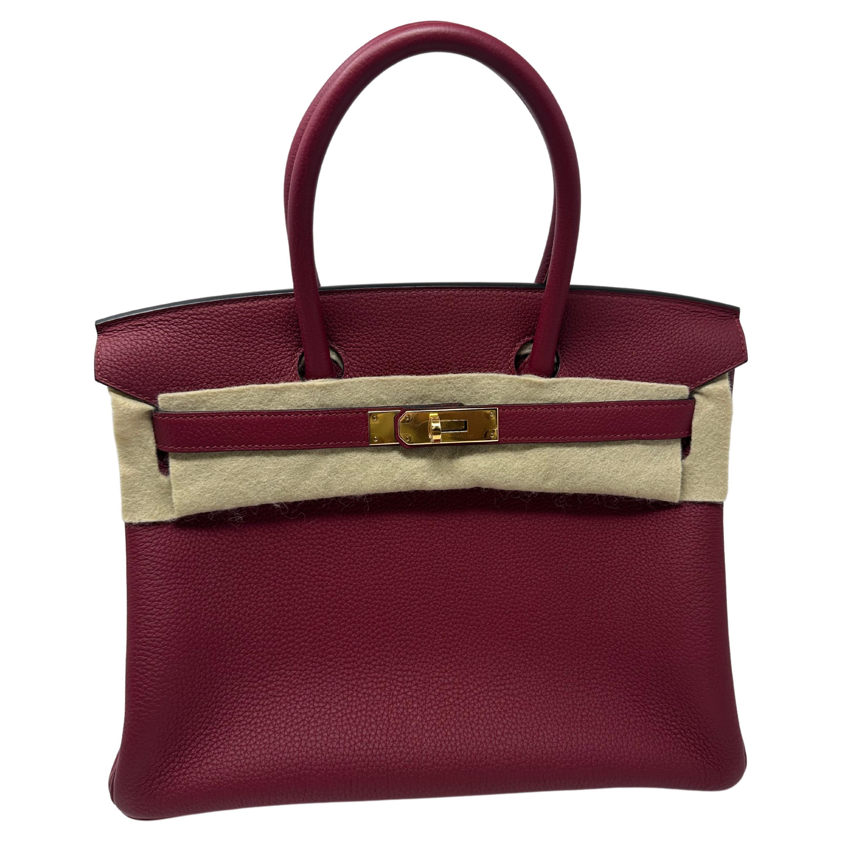 Hermes Birkin 30 Tressage Rouge de Coeur Swift For Sale at 1stDibs