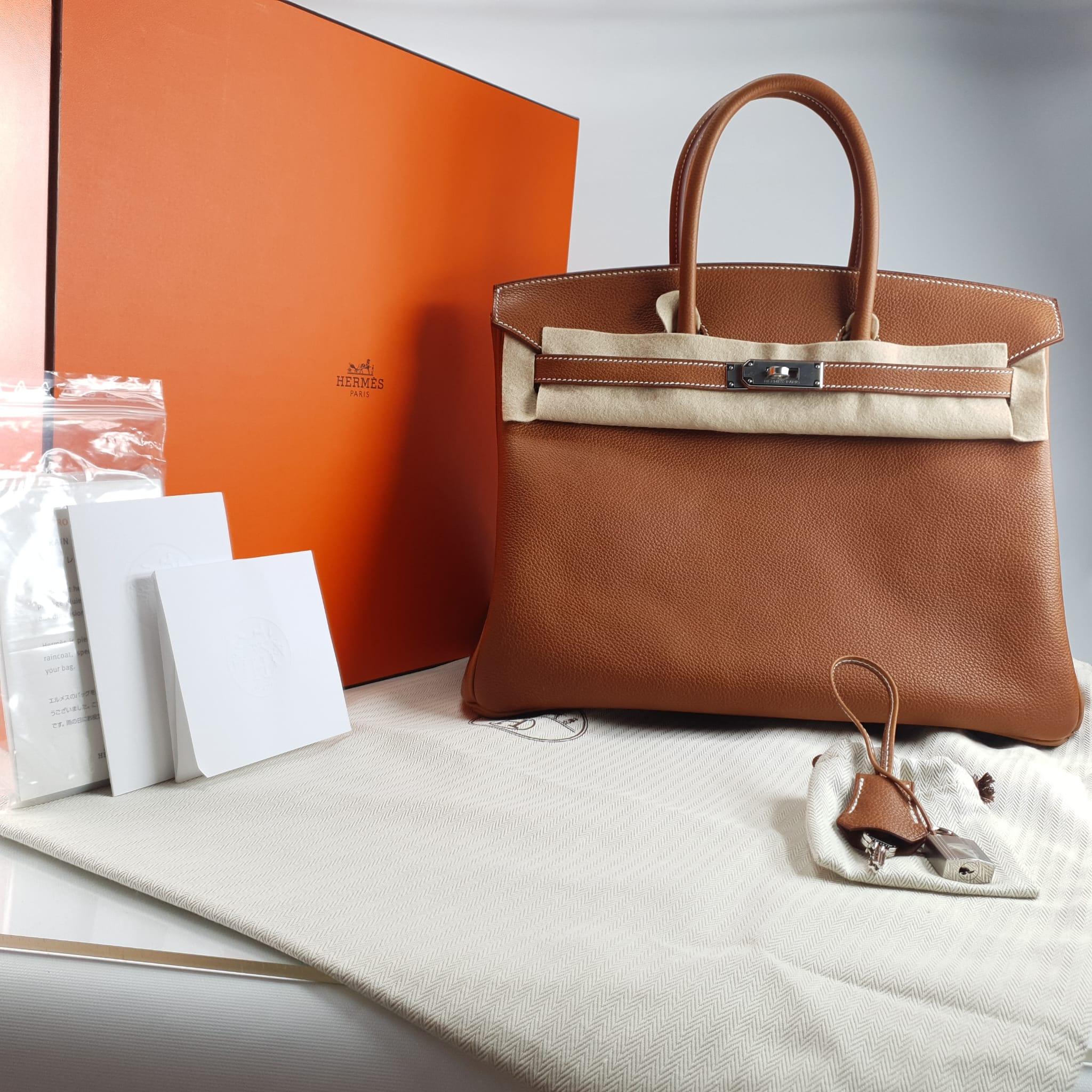 Hermes Birkin 35 Barenia Faubourg Fauve Phw For Sale at 1stDibs