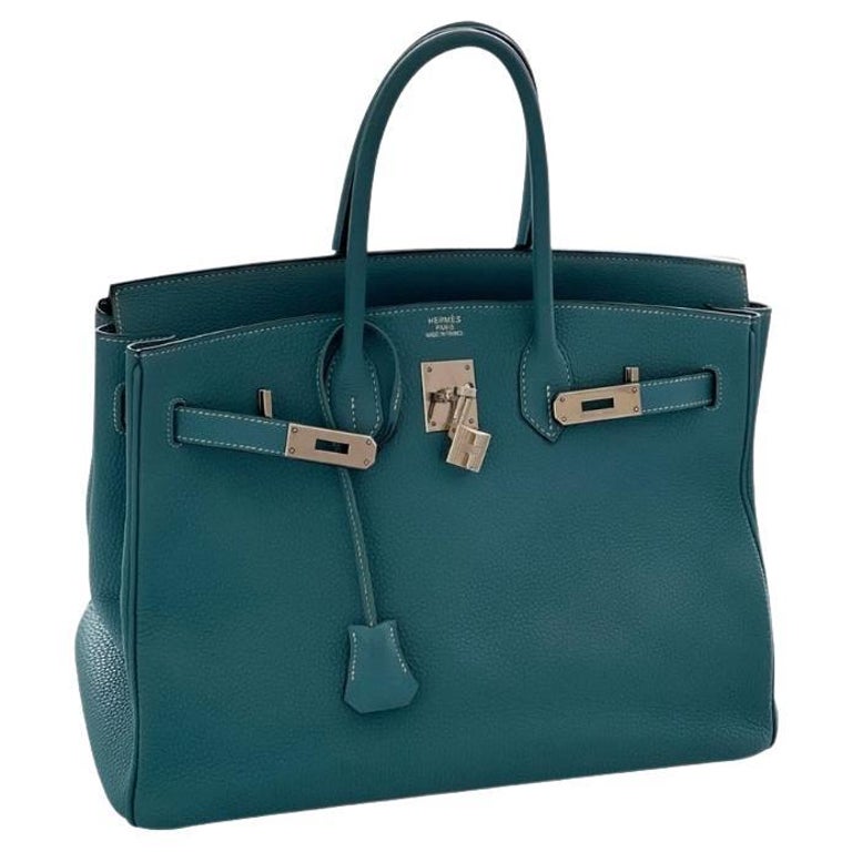 Hermes Birkin 35 Blue Jeans For Sale at 1stDibs