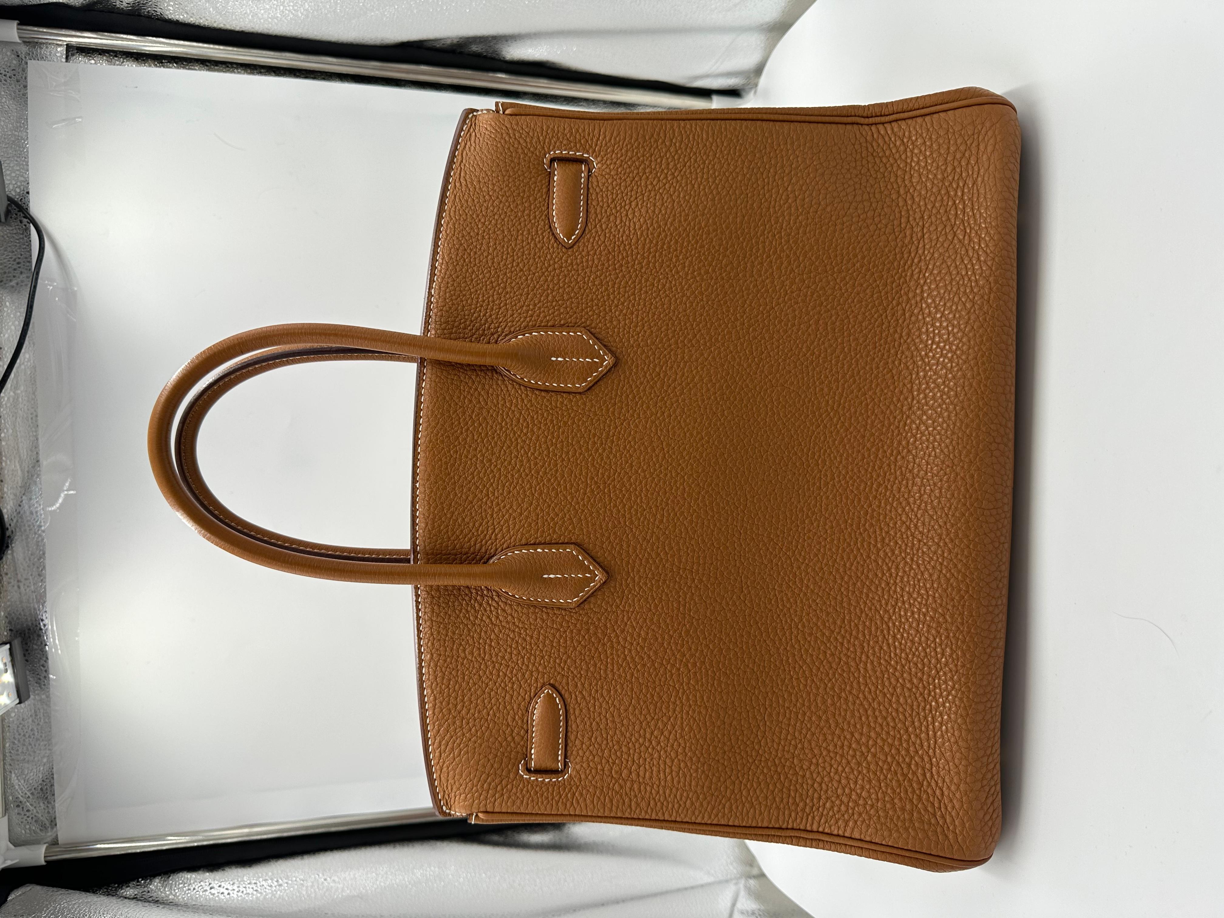 Hermes Birkin 35 Gold togo gold hardware bag For Sale at 1stDibs