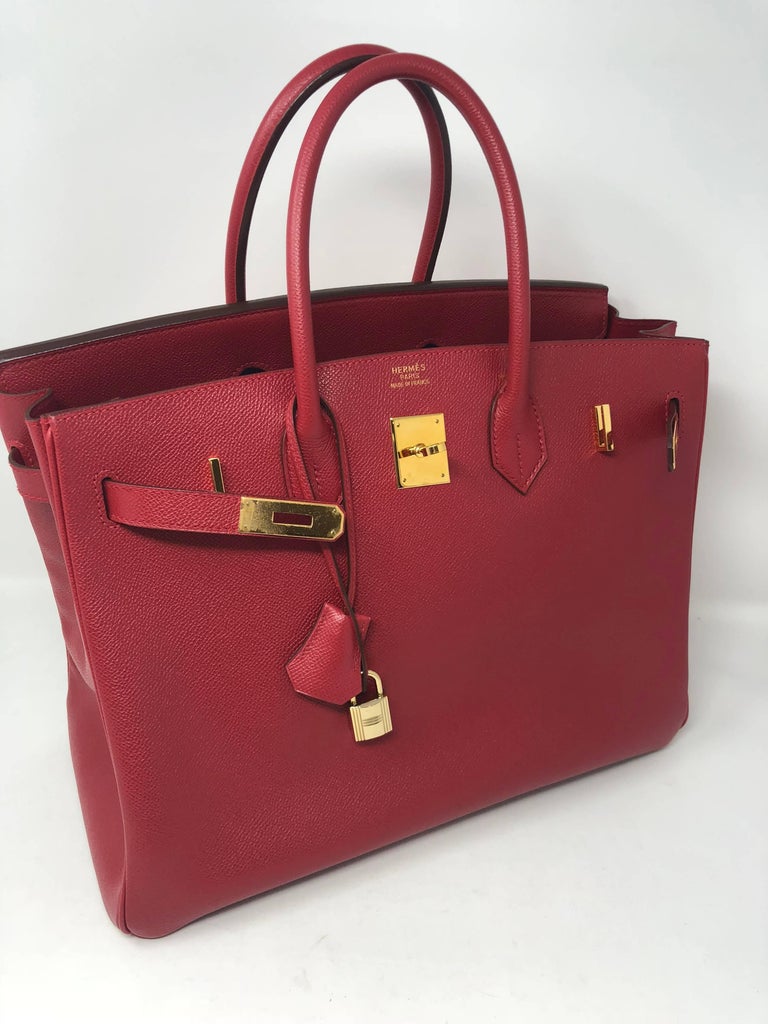 Hermes Birkin 35 Red at 1stDibs | hermes birkin red