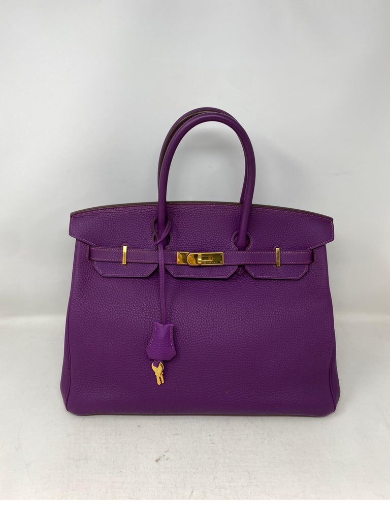 Hermes Birkin Anemone 35 Bag For Sale at 1stDibs