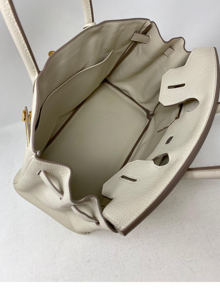 Hermes Birkin Craie 30 Bag For Sale at 1stDibs