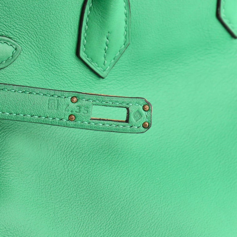 Hermes Birkin Handbag Bamboo Swift with Gold Hardware 25 For Sale at ...