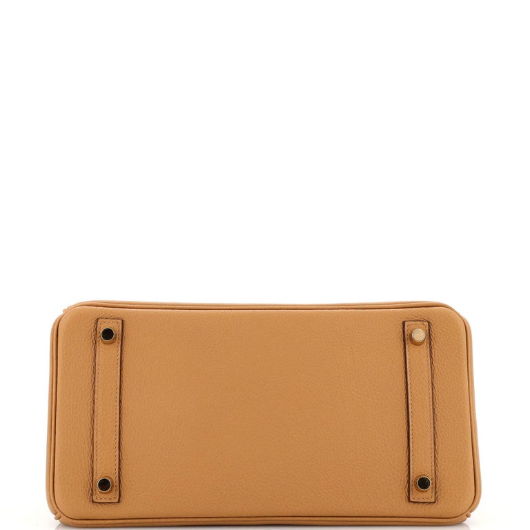 Hermes Birkin Handbag Biscuit Togo with Gold Hardware 30 For Sale at ...