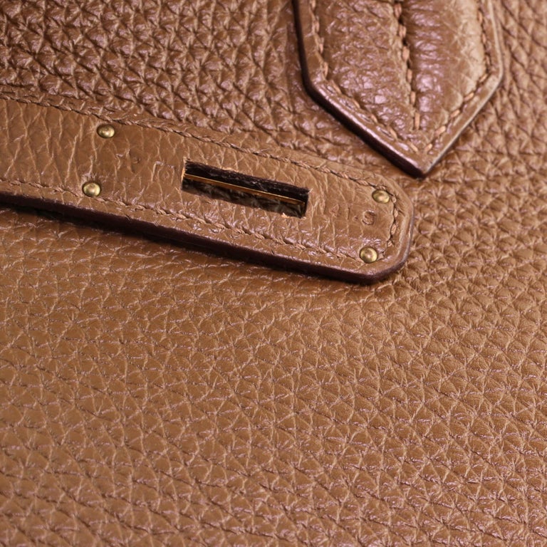 Hermes Birkin Handbag Biscuit Togo with Gold Hardware 40 For Sale at ...