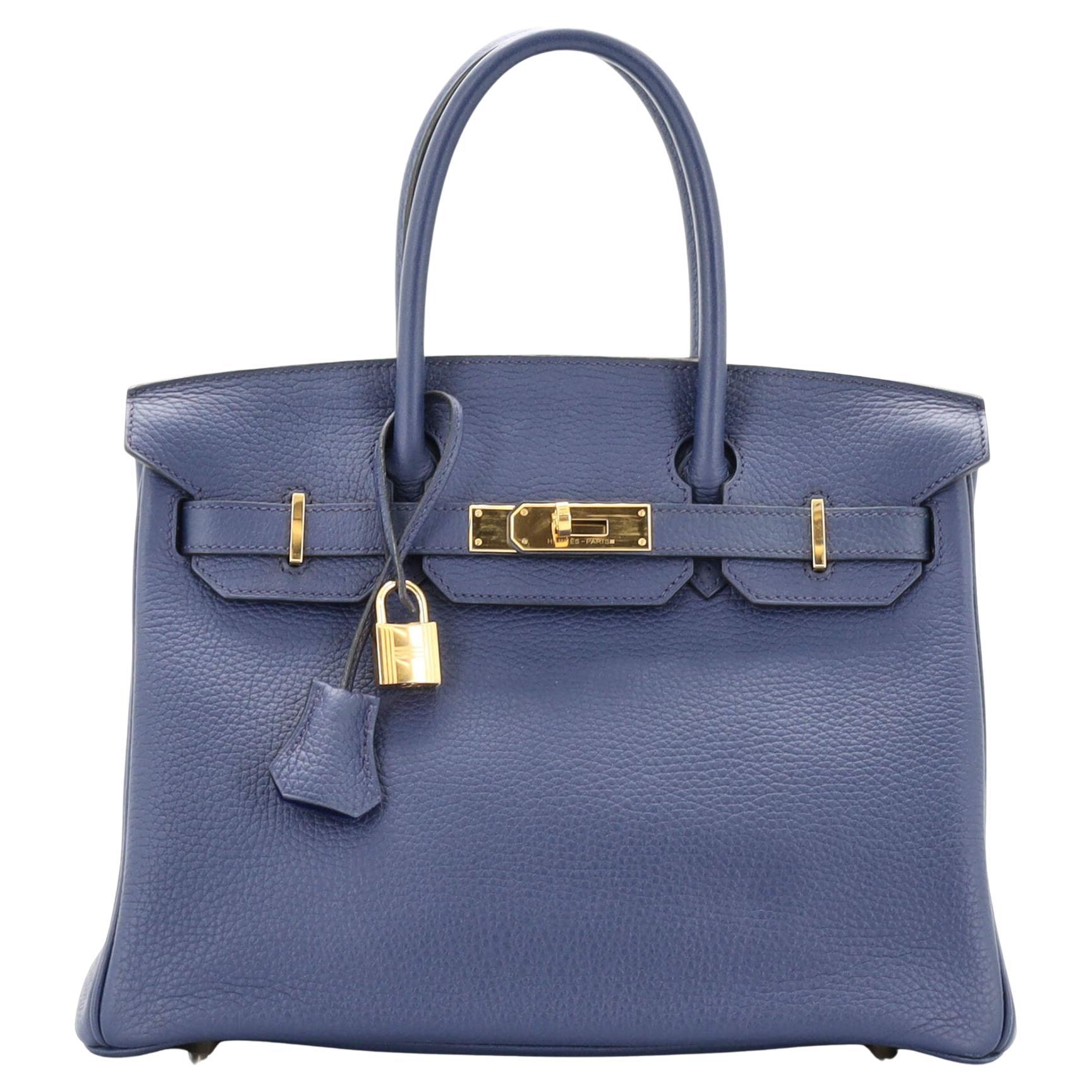 Hermes Club Birkin Handbag Etain Clemence and Lizard with Gold Hardware ...